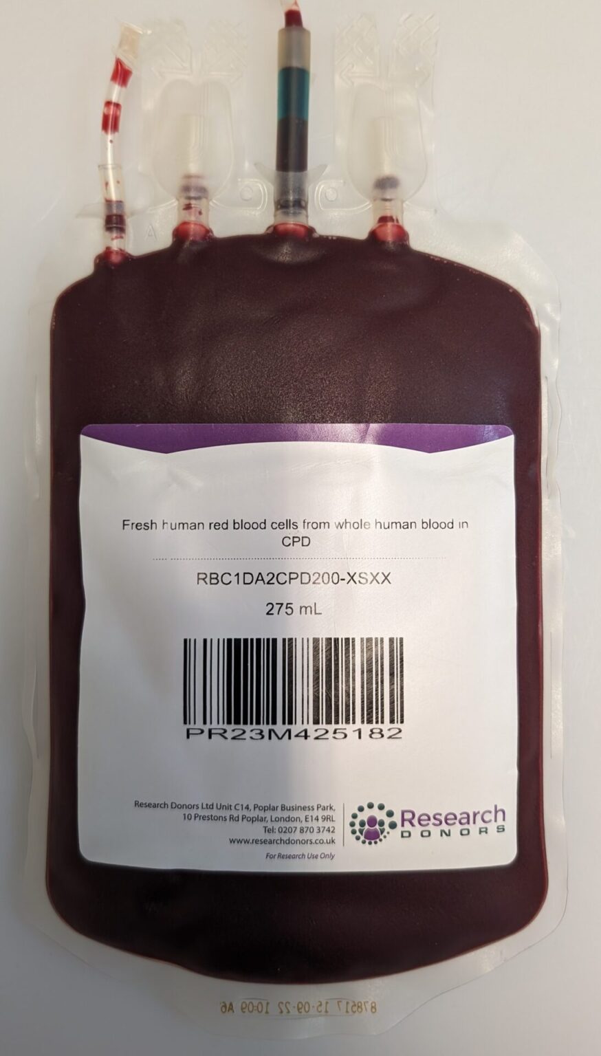 Red Blood Cells - Research Donors