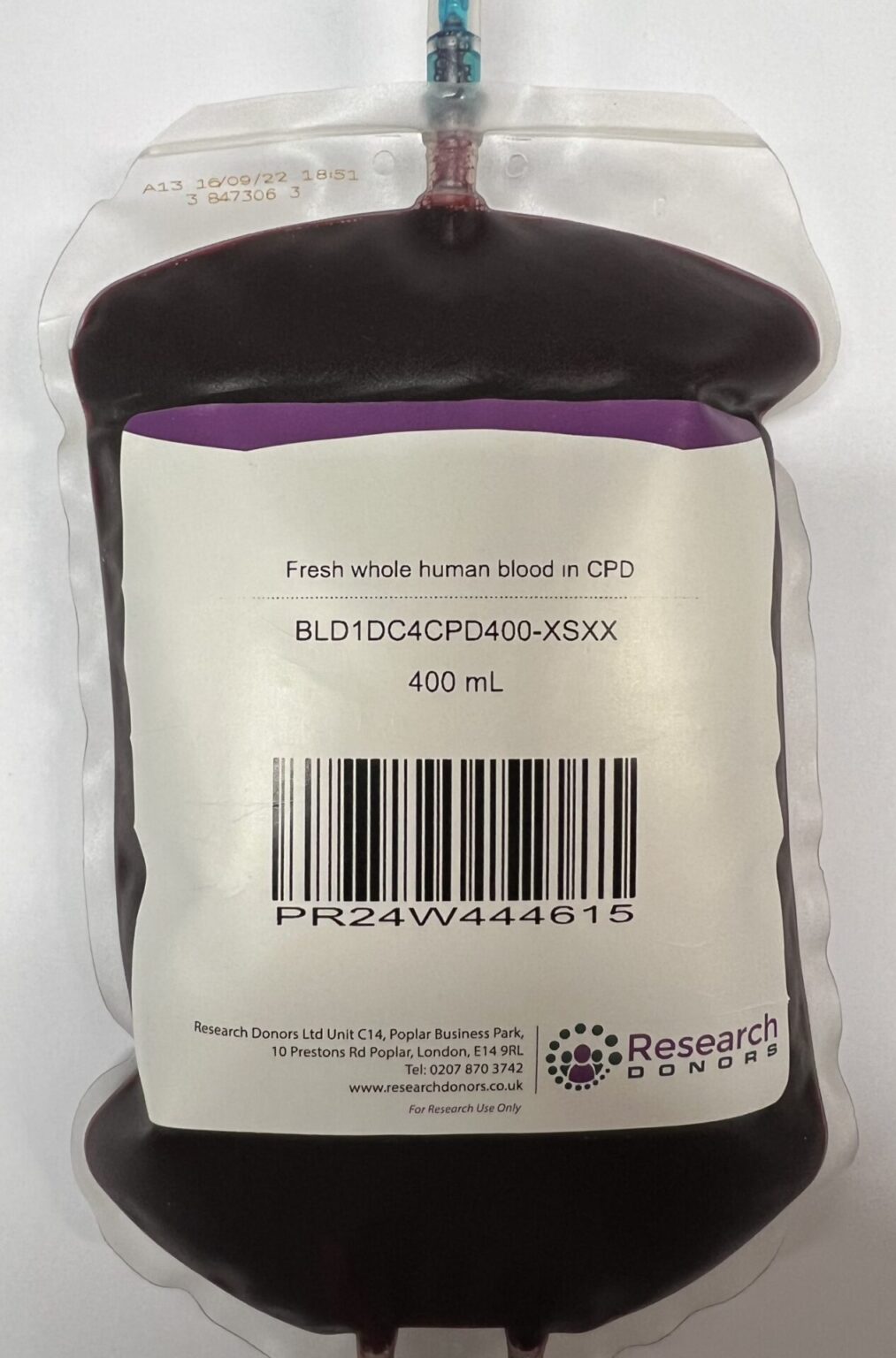 Whole Blood - Research Donors